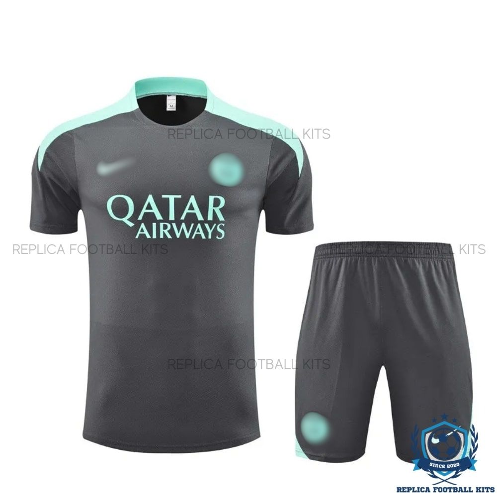 PSG Gray Training Kids Replica Football Kit 24/25 from £24.49