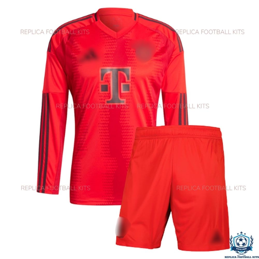 Bayern Munich Home Kids Replica Kit 24/25 Long Sleeve from £24.49