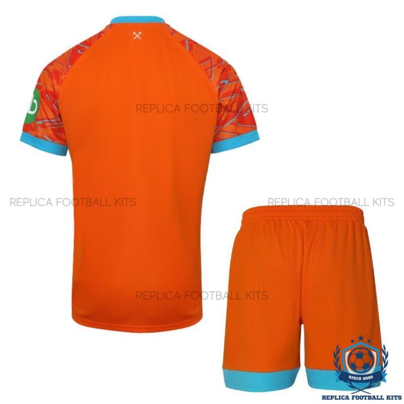 West Ham Orange Goalkeeper Kid Replica Kit 25/26 | Official Look
