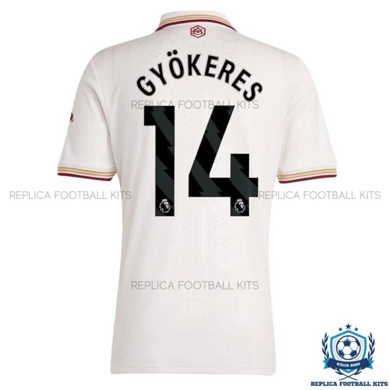 Arsn@l Gyökeres 14 Third Men Replica Shirt 25/26 | Official Look