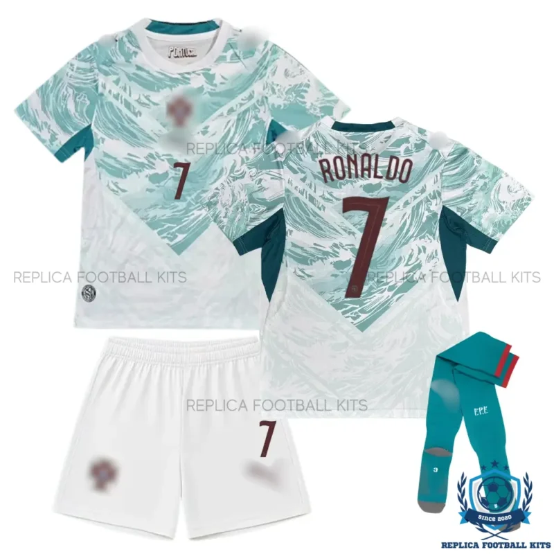 Portugal World Cup 2026 RONALDO 7 Away Kids Replica Football Kit Portugal World Cup 2026 RONALDO 7 Away Kids Replica Football Kit